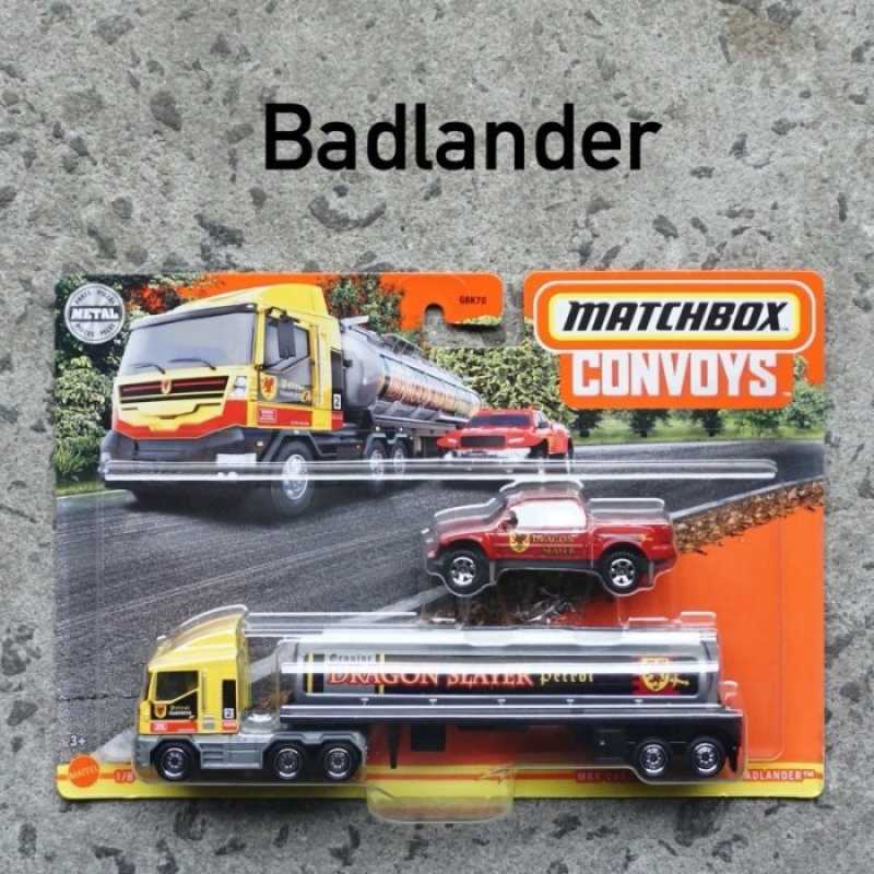 Promo Matchbox Convoy MBX Cabover Truck Box Trailer Tesla Mustang Hot ...