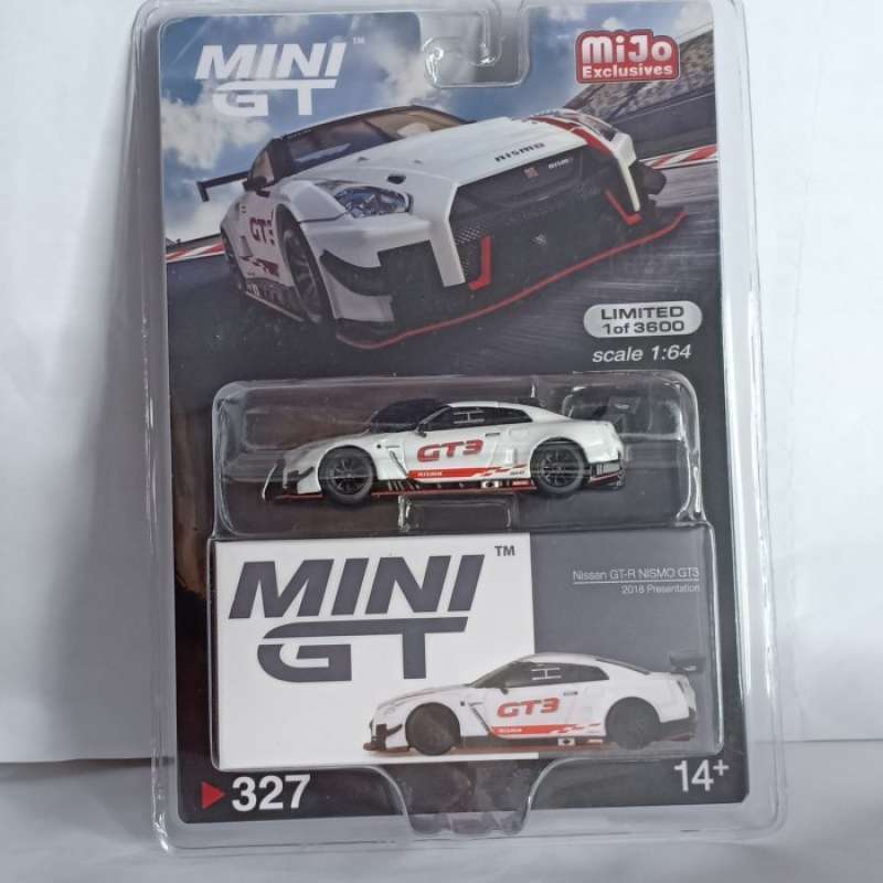 Promo Mini Gt 1:64 Mgt00327mj, Nissan Gtr R35 Gt3, Kemasan Set, Putih ...
