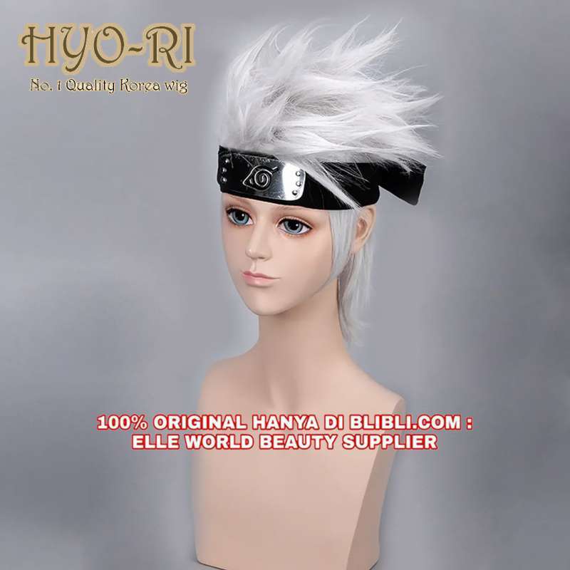 Jual Ready Stock Free Ikat Kepala - Full Wig Kakashi Hatake Wig Hatake ...