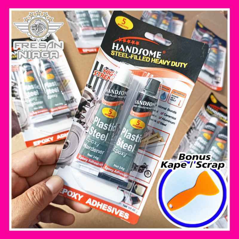 Promo Lem Besi Epoxy Adhesives Tahan Panas Lem Campur Lem Metal Logam ...
