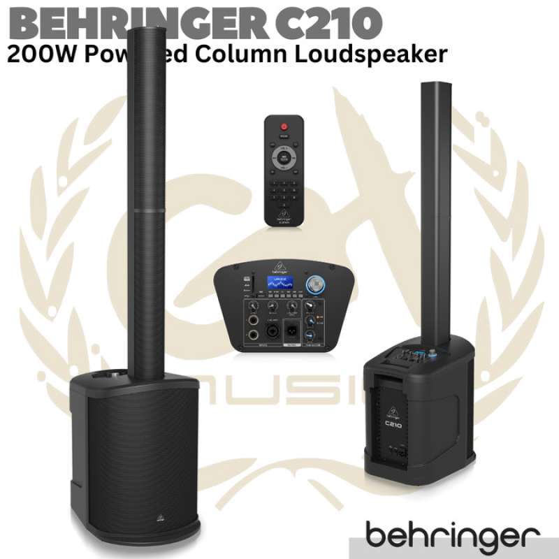 Jual BEHRINGER C210 200W Powered Active Column Speaker | Spiker Aktif ...