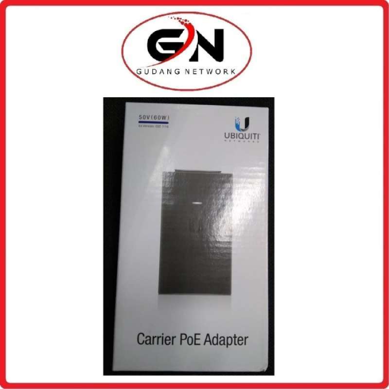 Promo Ubiquiti Carrier PoE Adapter 50V (60W) Power Injector Gigabit ...