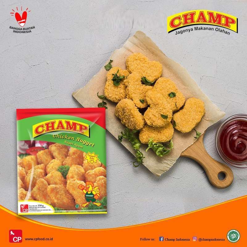 Promo Champ Chicken Nugget 1kg & Abc 500gr | Naget Ayam Champ 500gr ...