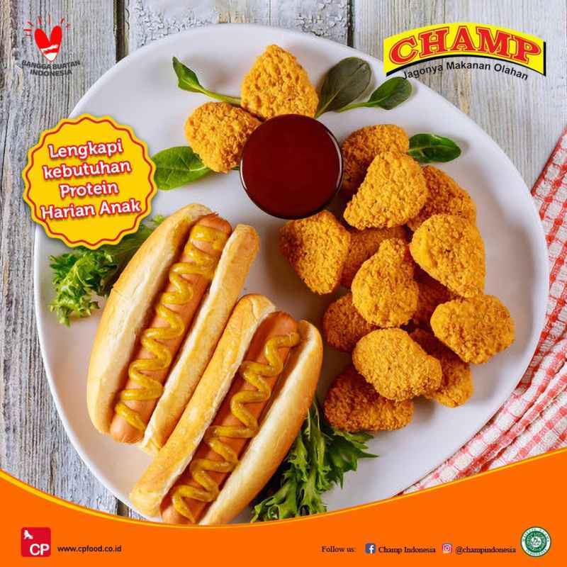 Jual Champ Chicken Nugget 1kg & Abc 500gr | Naget Ayam Champ 500gr ...