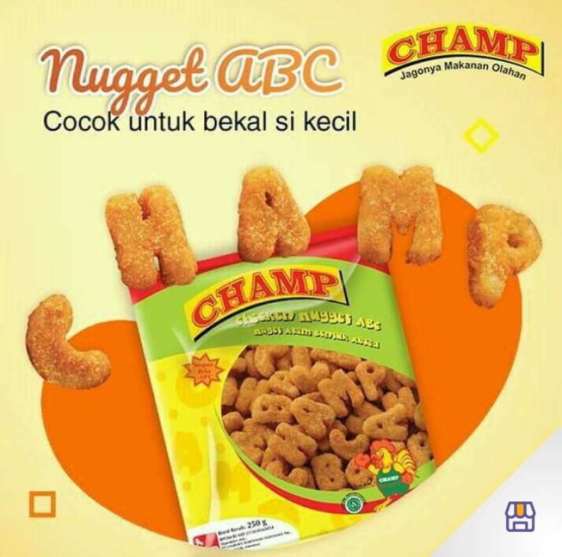 Promo Champ Chicken Nugget 1kg & Abc 500gr | Naget Ayam Champ 500gr ...