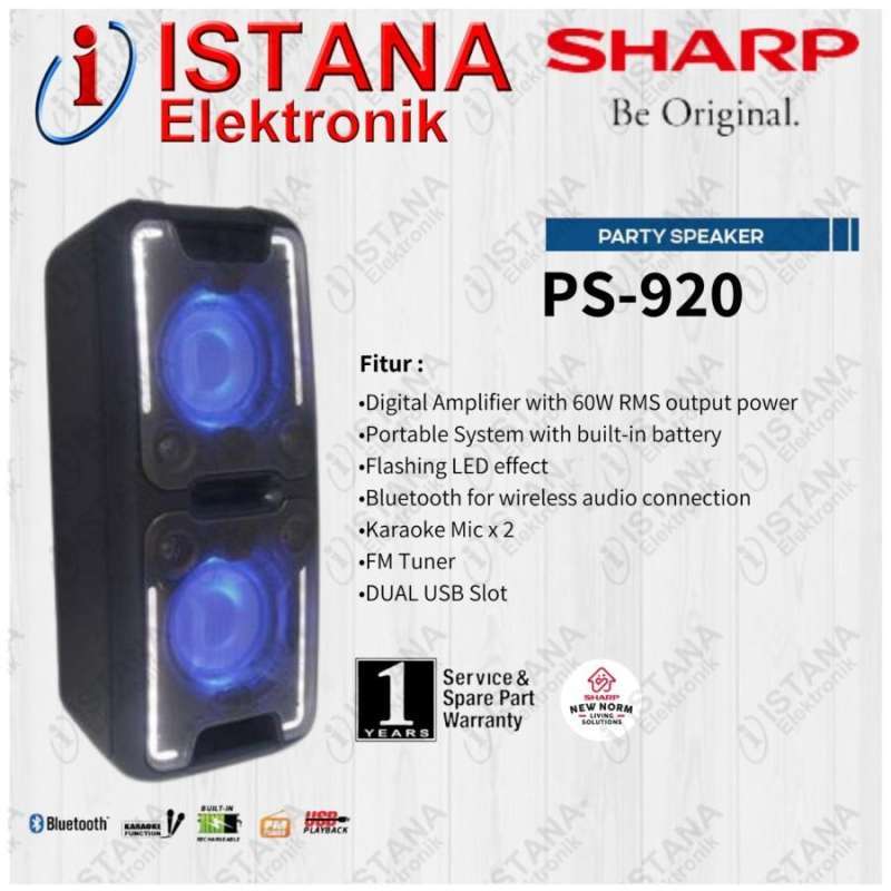 Jual Speaker Sharp Portabel Original, Murah & Diskon Maret 2024 | Blibli