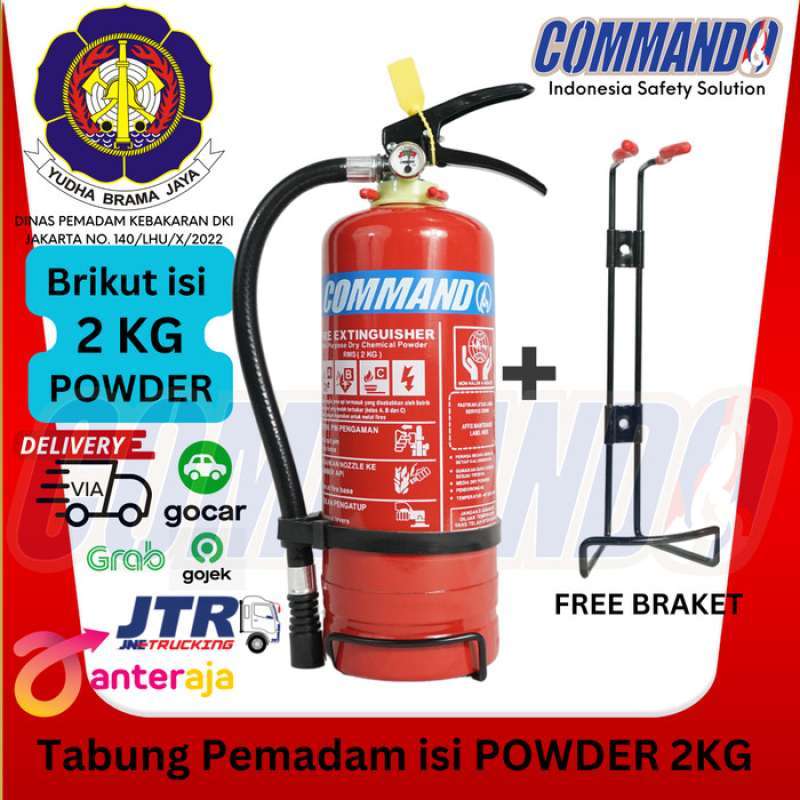 Jual Tabung APAR 2 KG Commando / 2 KG Pemadam Portable di Seller Himaga ...