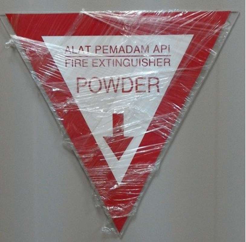 Jual Tanda Akrilik Alat Pemadam Api Ringan Rambu Apar Powder Co2 Di ...