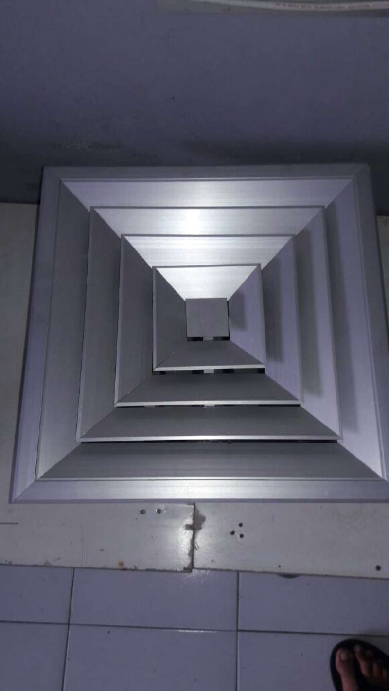 Jual Diffuser untuk Ventilasi AC Central Uk. 30 x 30 cm , sock & damper ...