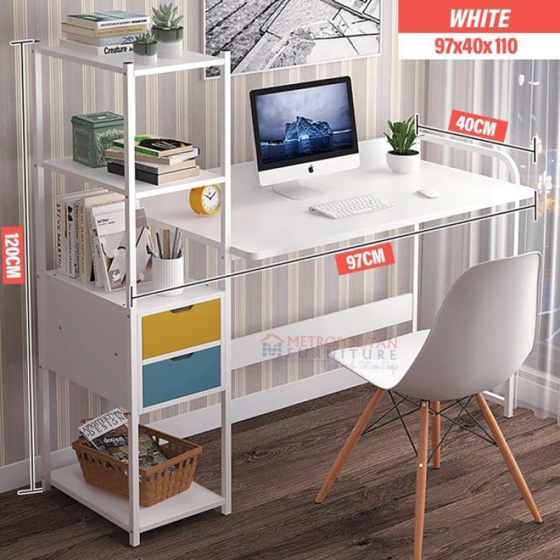 Promo Meja Kerja Mee Do Laptop Minimalis Study Table Desk Diskon 23% Di ...