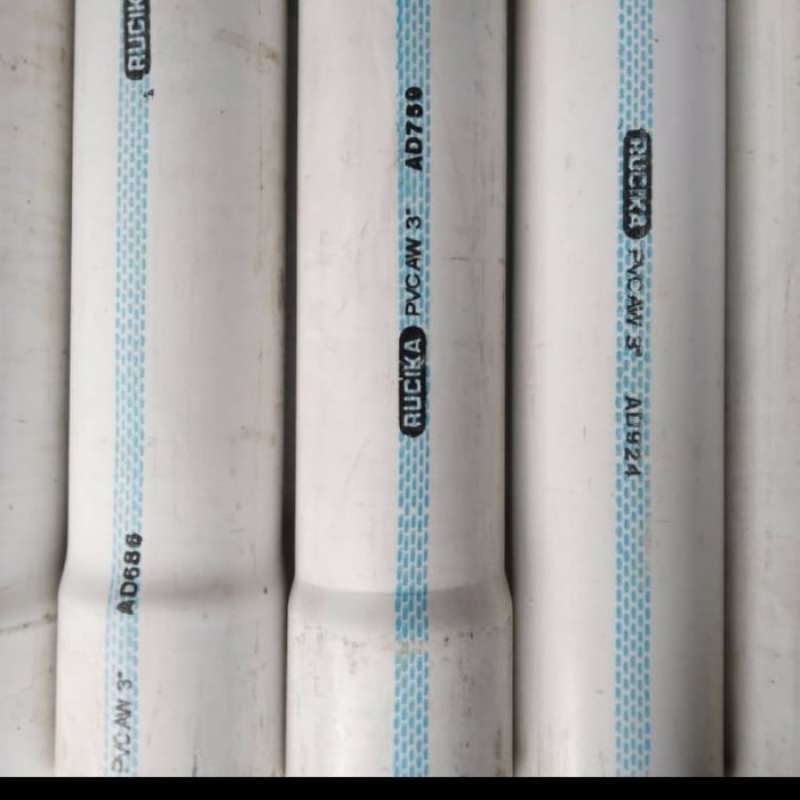 Promo Pipa pvc 3Aw rucika wavin putih 1 btg 4 mtr Diskon 23% di Seller ...