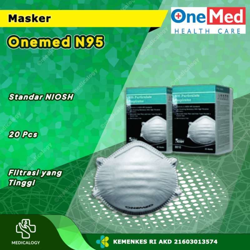Jual Masker N95 Onemed Box 20 Pcs Di Seller Bea Store - Kalibata, Kota ...