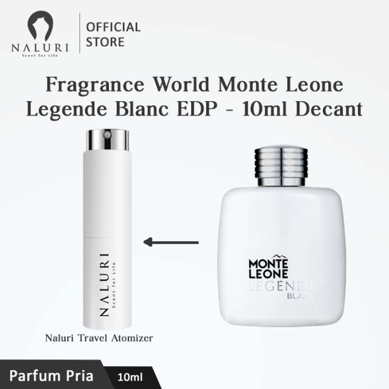 Jual Decant Original Fragrance World Monte Leone Legende Blanc EDP 10ml ...