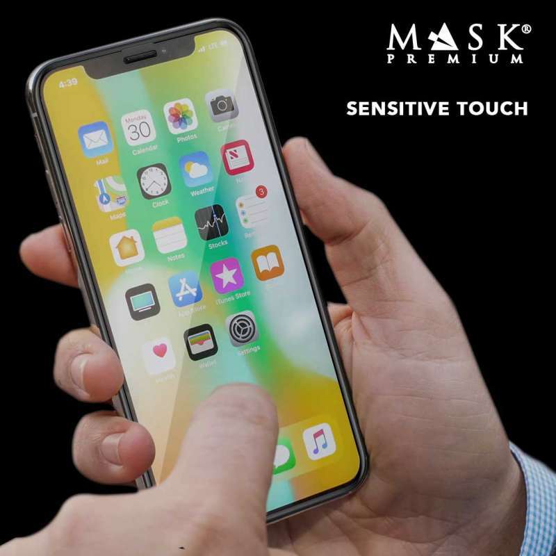 Jual Anti Gores iPhone 15 Pro Max Plus - Tempered Glass Black Mask ...