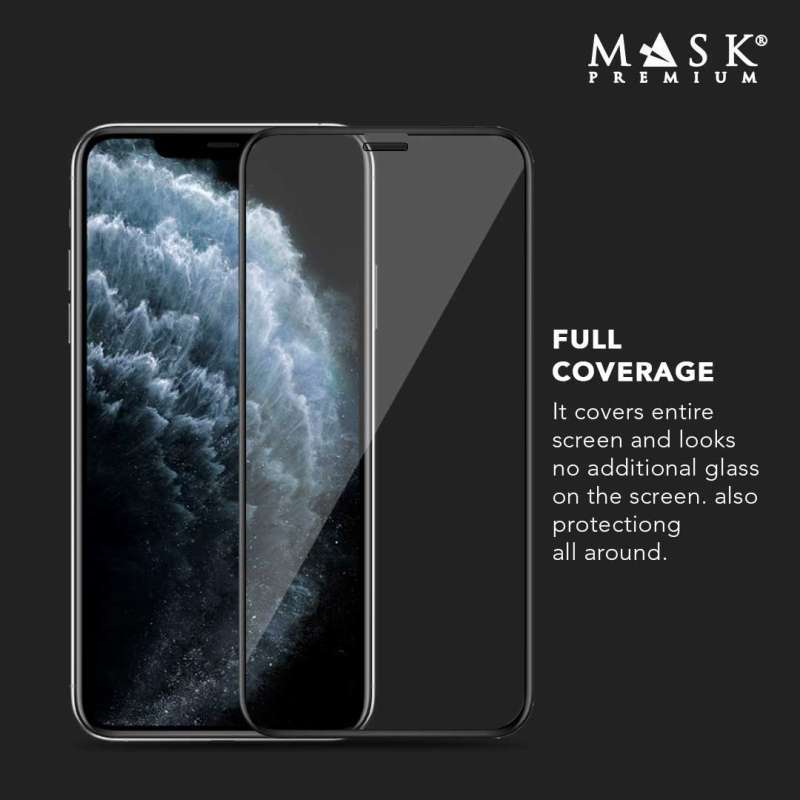 Jual Anti Gores iPhone 15 Pro Max Plus - Tempered Glass Black Mask ...
