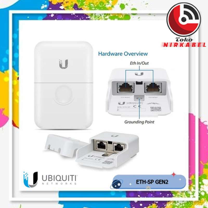 Promo Ubiquiti Eth-sp Gen2 Ethernet Surge Protector Utp Lan Outdoor ...