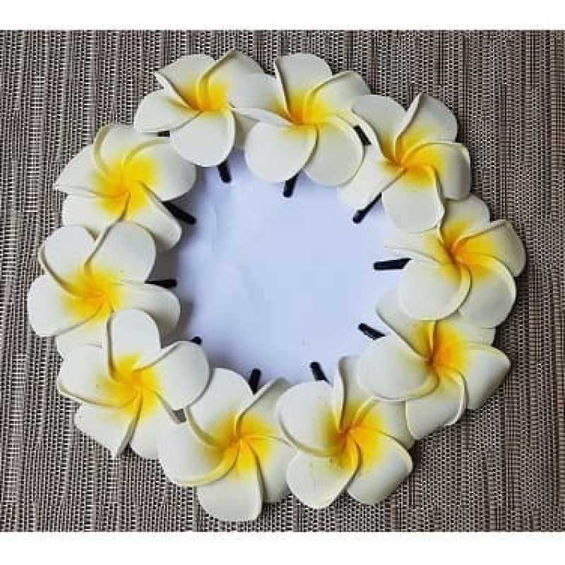 Promo Jepit Bunga Kamboja Warna Putih Bali Aksess Rambut Tari Anak ...