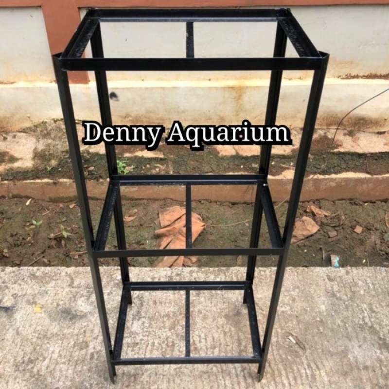 Promo RAK AQUARIUM BESI SIKU UKURAN 40x25x100cm Diskon 23% di Seller ...