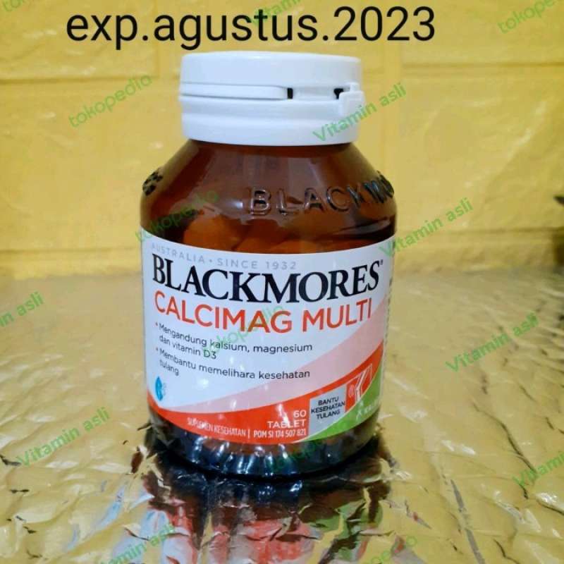Jual Blackmores Calcimag Calcium Magnesium & Vitamin D3 60 Tablet Di Seller Pakdiduk - Tugu ...