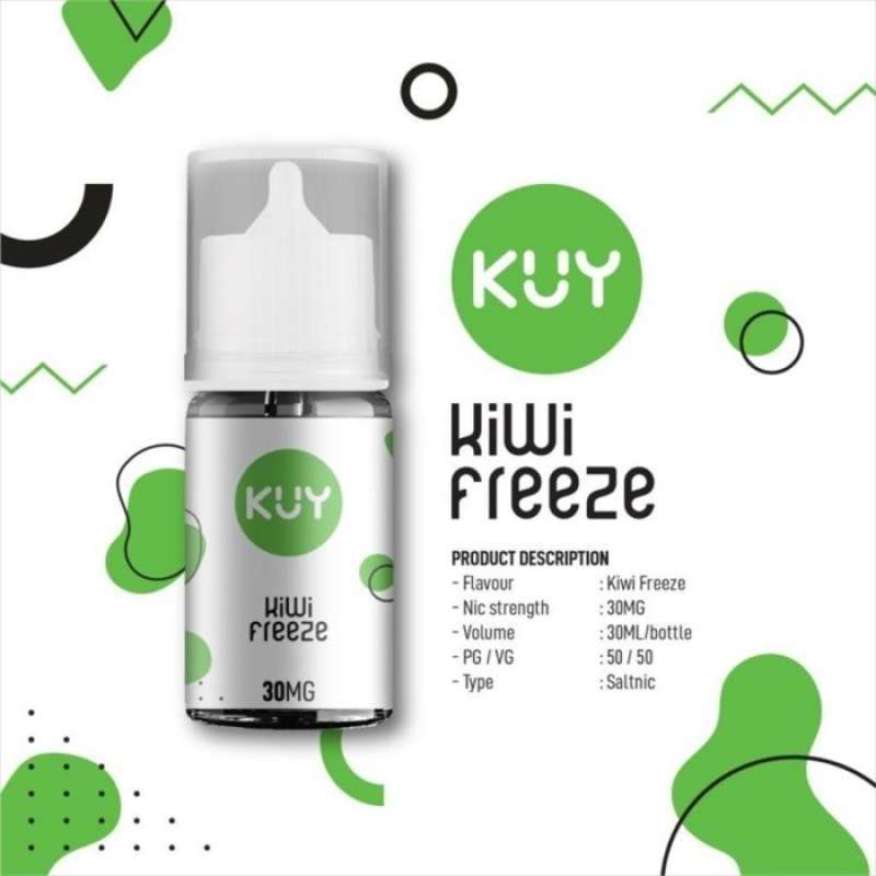 Jual [SALT] KUY KIWI FREEZE SALTNIC 30ML 30MG BY MOVI di Seller JAKARTA ...