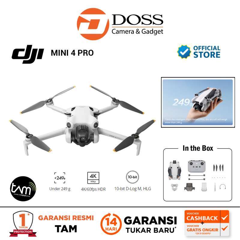 Jual Dji Mini 4 Pro Camera Drone Di Seller Doss Bandung Official Store ...