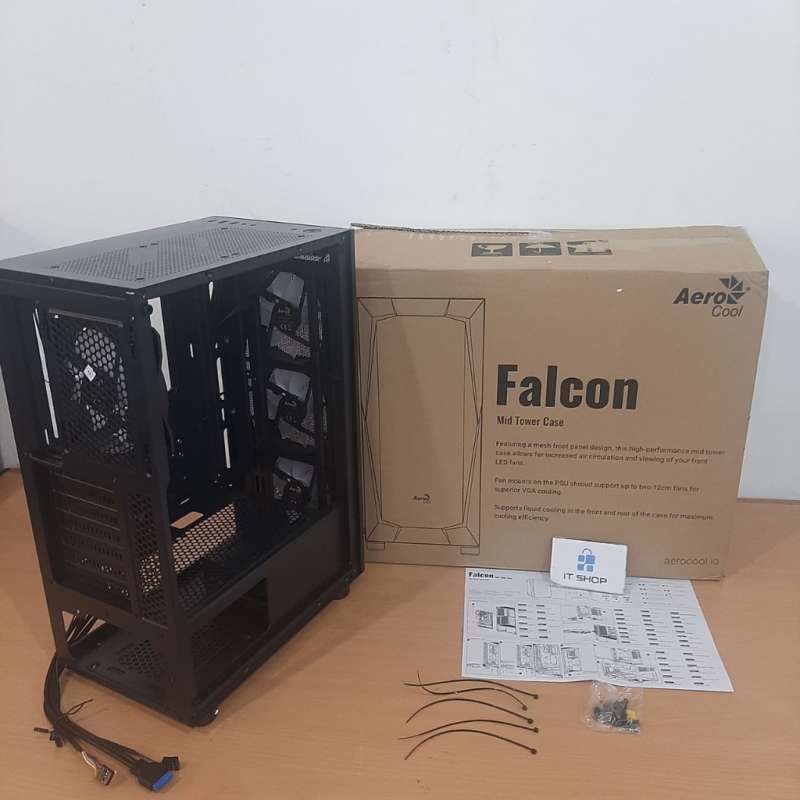 Promo Aerocool Casing Falcon G-v1 Mid Tower Diskon 4% Di Seller Alluna ...