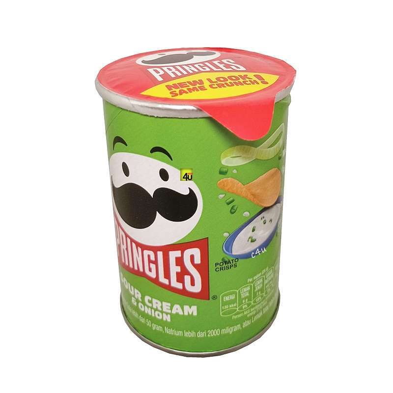 Promo Pringles - Potato Chips - Kecil 42 gr - SOUR CREAM ONION Diskon 8 ...