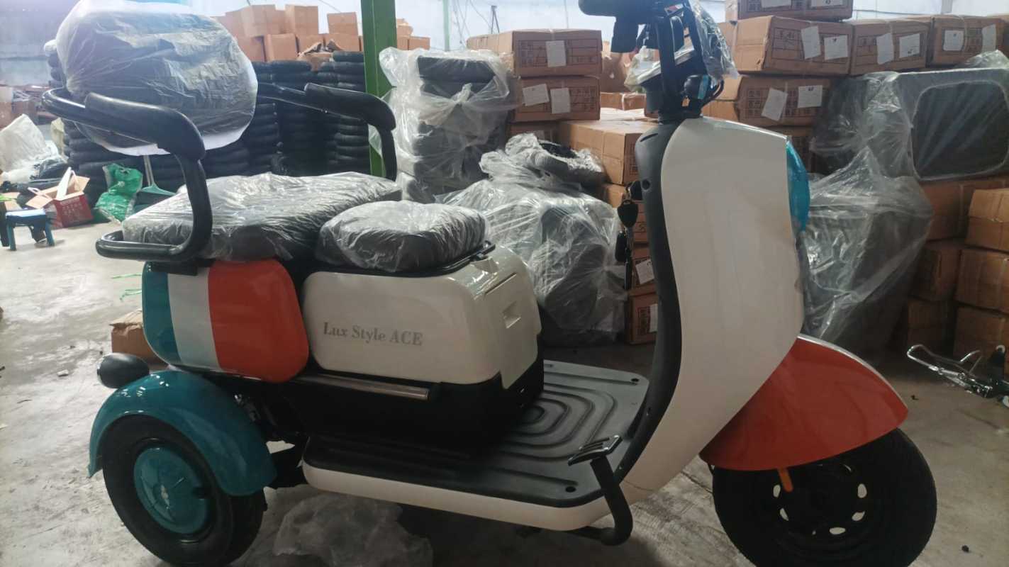 Promo Sepeda Listrik Roda 3 Sunrace Lux Style Ace Dengan Power Motor ...