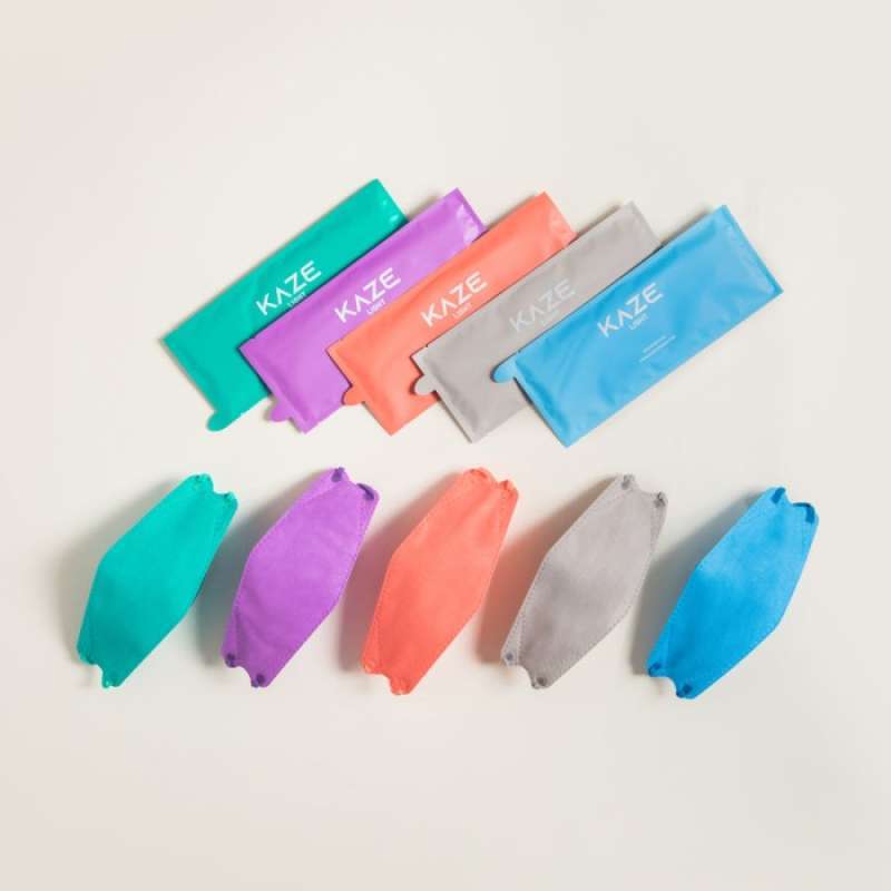 Promo Kaze Mask Aesthetic Kn95 Mini Kf94 1 Box 10 Pcs Diskon 33% Di ...