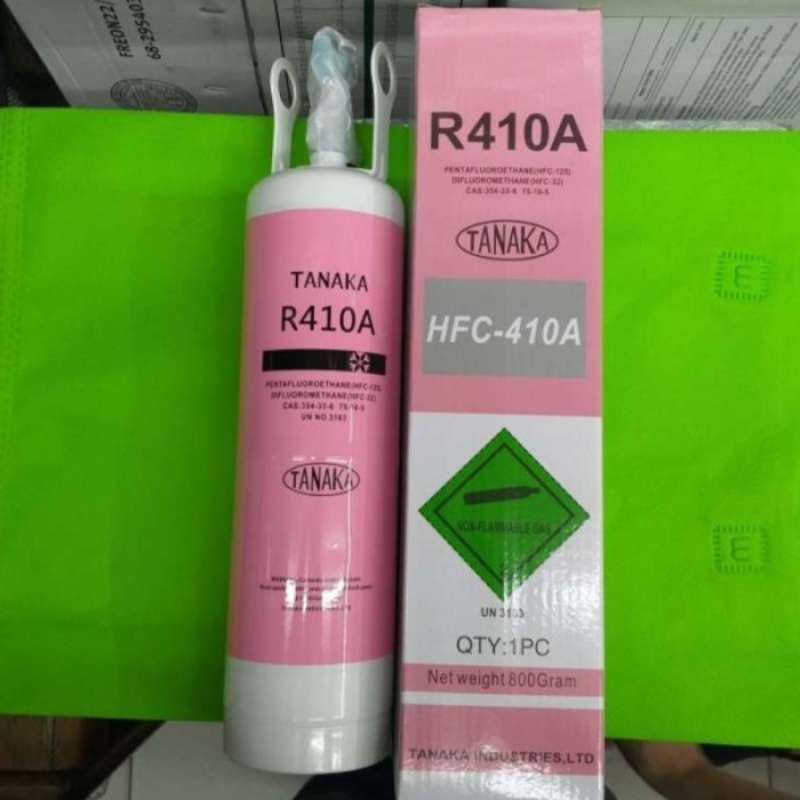 Promo FREON R410A TANAKA TABUNG KALENG KECIL 800GRAM FREON AC Diskon 23% di Seller PT. Wakasa ...