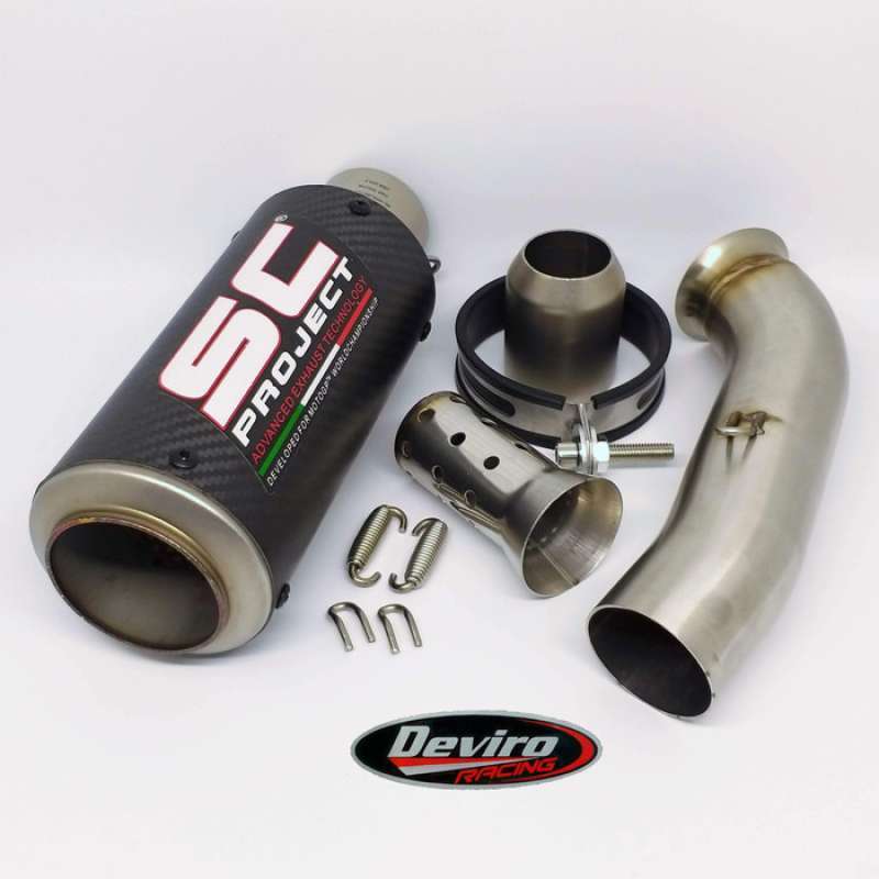 Promo Knalpot Sc-project Cr-t Carbon Import Slip On Ktm Duke/rc 200/250 ...