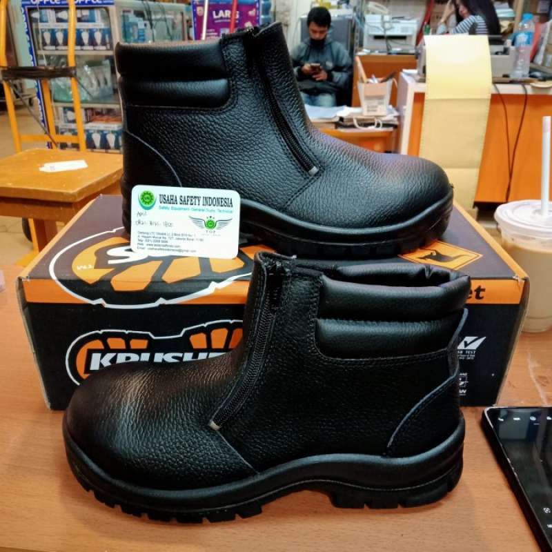 Promo Sepatu Safety Krushers Tulsa Black Promo Diskon 23% Di Seller Cv ...