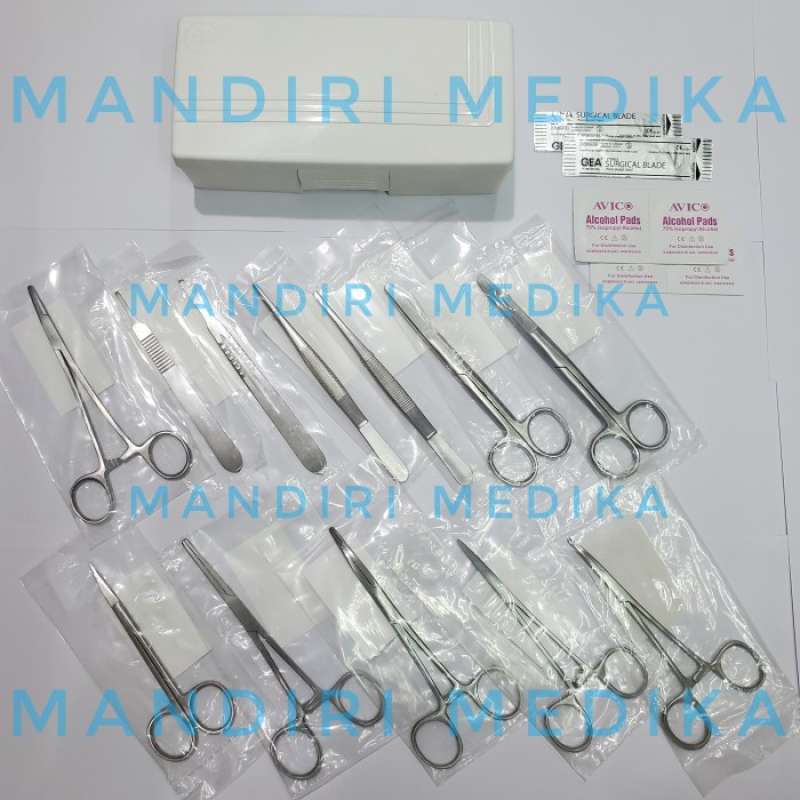 Promo Hecting Set Alat Rawat Luka Spitze Box Plastik 14 Macam Item ...