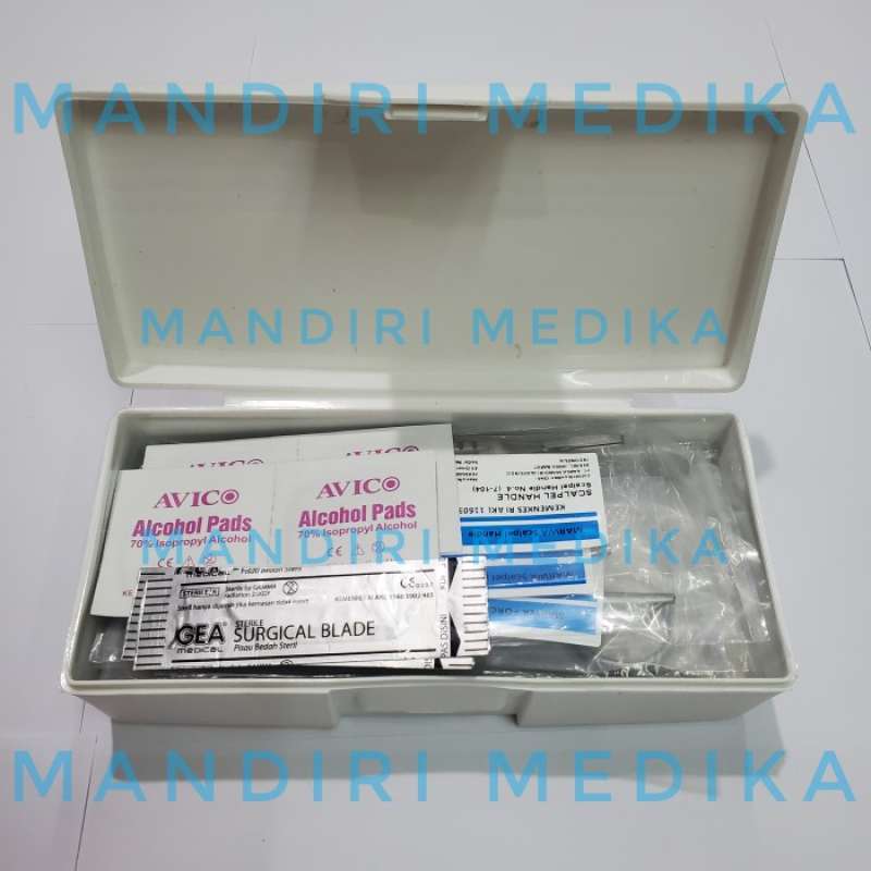 Promo Hecting Set Alat Rawat Luka Spitze Box Plastik 14 Macam Item ...