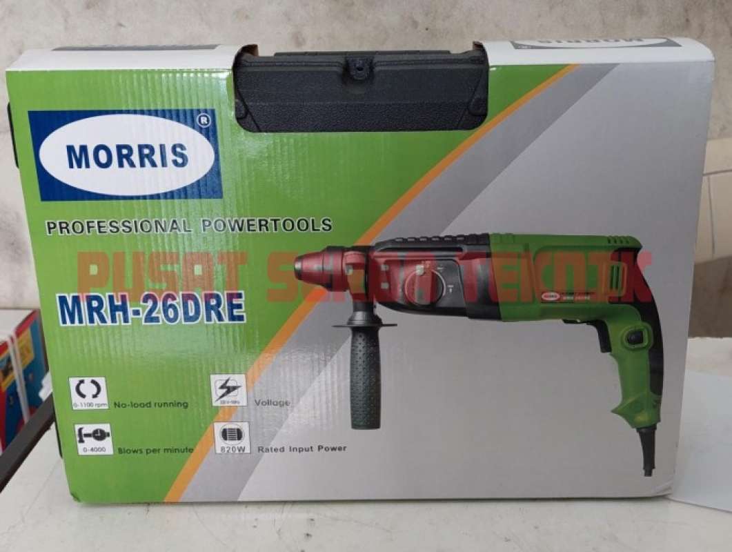 Promo Mesin Bor Tembok Beton Rotary Hammer Morris Mrh 26 Re Diskon 23% ...