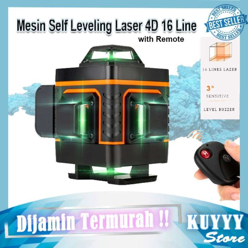 Promo Hilda Mesin Self Leveling Laser 4d 16 Line With Remote - Ld-515 ...