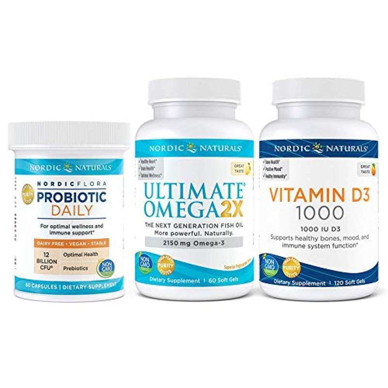 Promo Nordic Naturals Starter Pack - Ultimate Omega 2X 2150mg Fish Oil ...