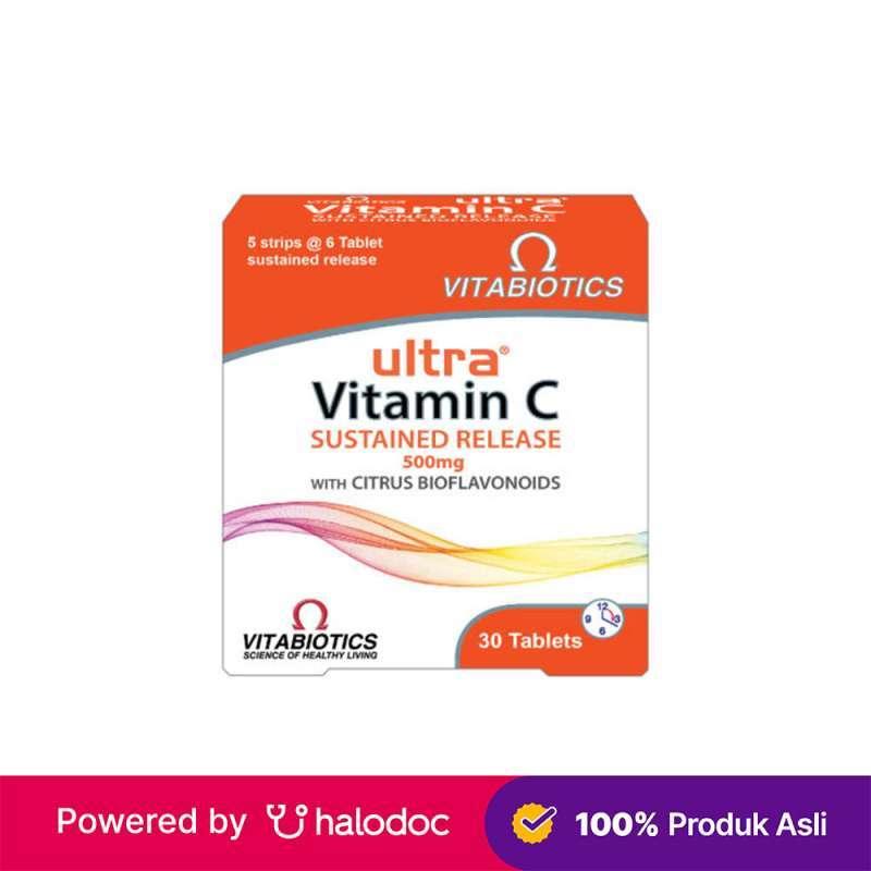 Jual Vitabiotics Ultra Vitamin C Sr 500 Mg 30 Tablet Di Seller Apotek ...