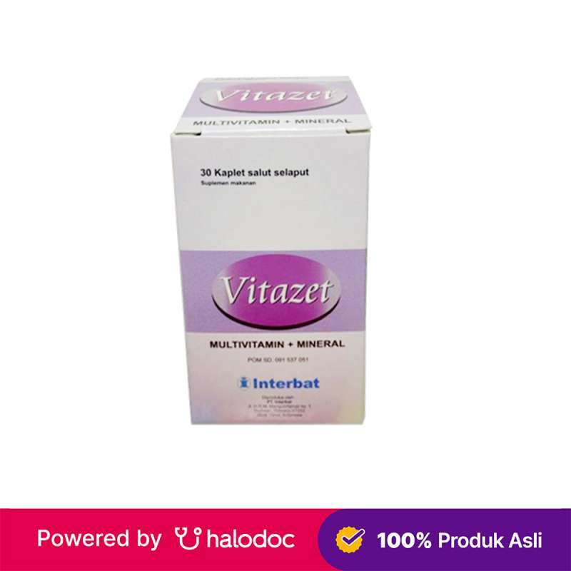 Jual Vitazet 30 Kaplet Di Seller Apotek Halomedika Tirta Raya Sidoarjo ...