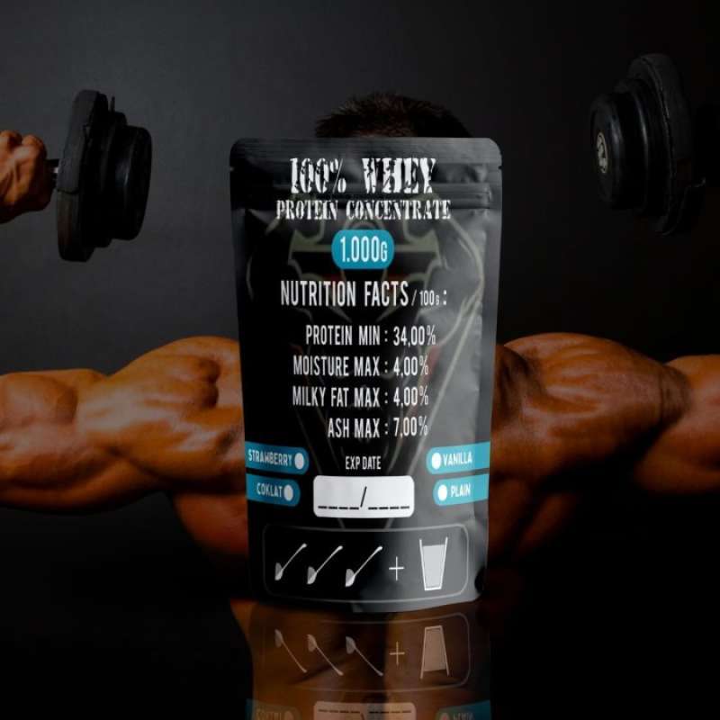 Promo Susu Gym Whey Protein Concentrate Milk Powder 1 Kg Diskon 33% Di ...