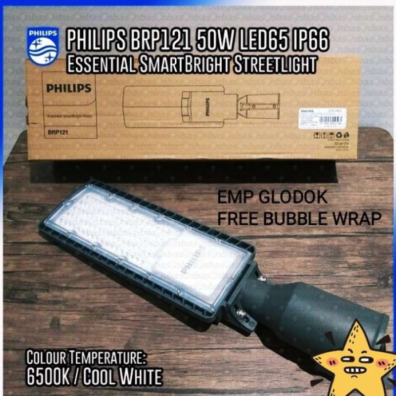 Promo Philips BRP121 50W LED65 SmartBright Streetlight IP66 Lampu PJU ...