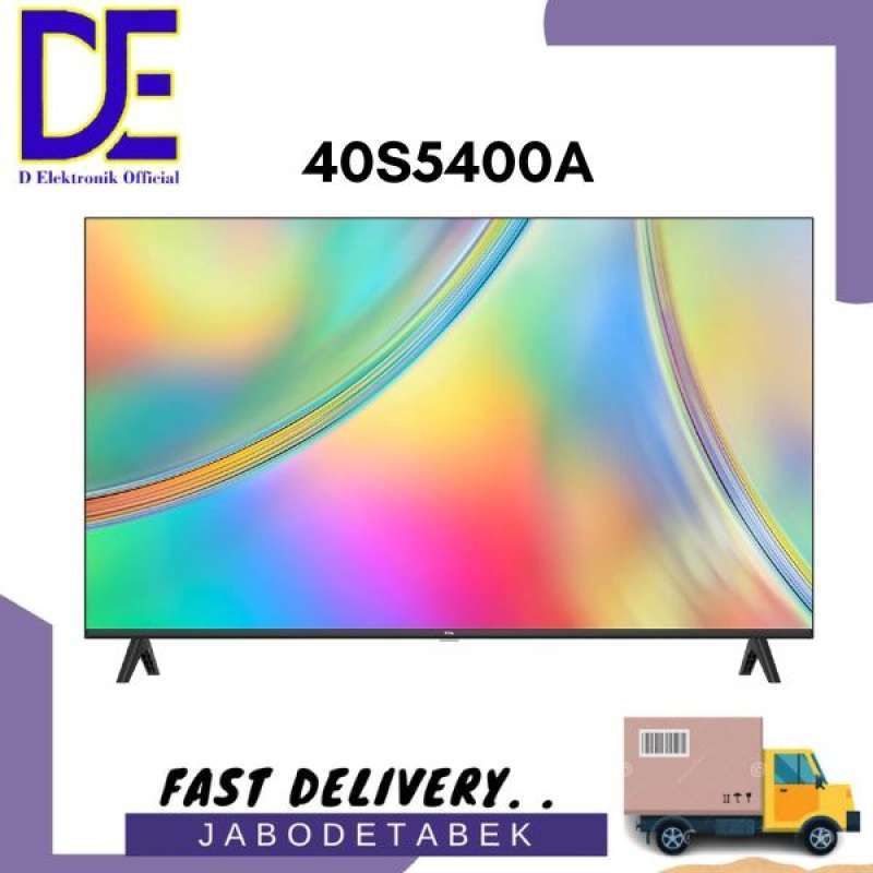 Promo TCL 40S5400A Led 40 Inch S5400A Full HD HDR10 Android TV 11 Bezel ...