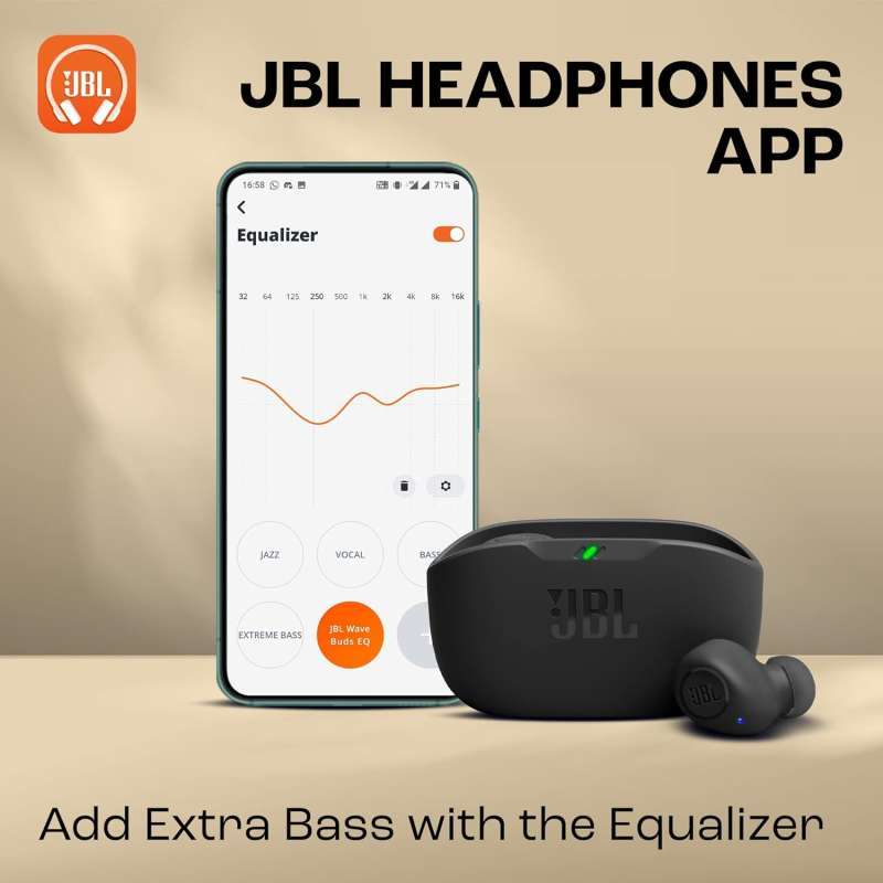 Promo Jbl Wave Buds - True Wireless Earbuds With Deep Bass Sound Tws ...