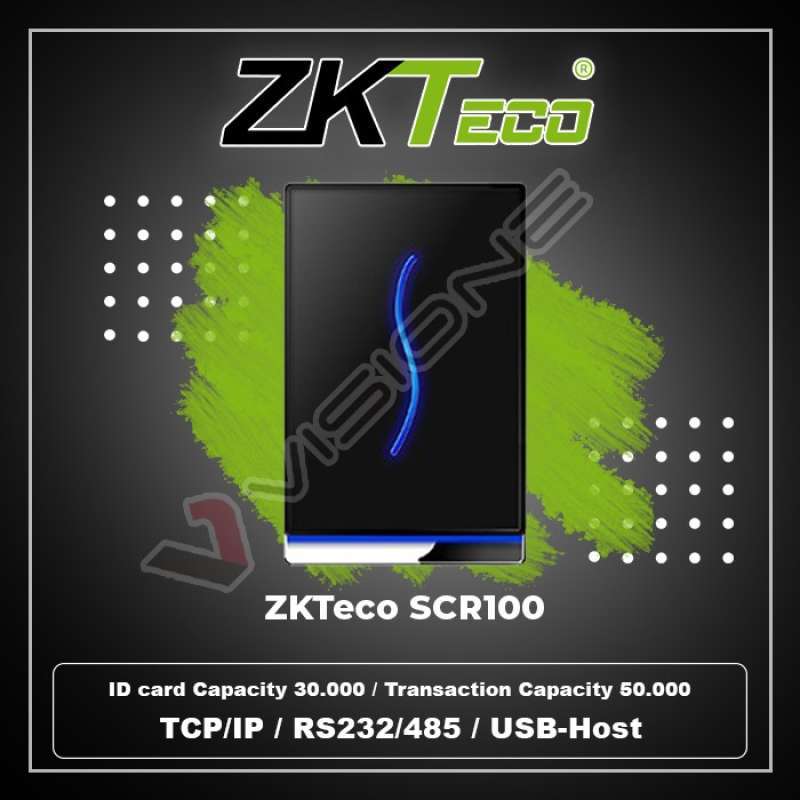 Promo ZKTeco SCR100(=MS8100) RFID Access Controller Reader Diskon 33% di Seller Farwa store ...