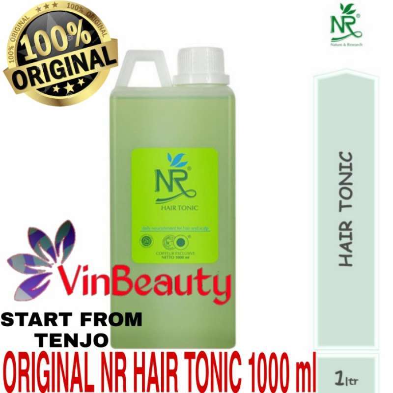 Jual ORIGINAL NR HAIR TONIC 1000 ML / PERAWATAN RAMBUT NR HAIR TONIC 1L ...