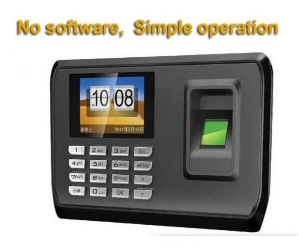 Promo Mesin Absen Fingerprint Sidik Jari Time Attendance Recorder ...