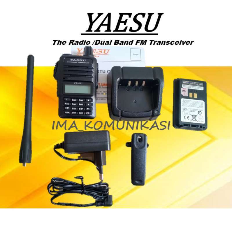 Promo Ht Yaesu Ft-4X Dual Band Terbaik Diskon 6% di Seller Tubruks ...