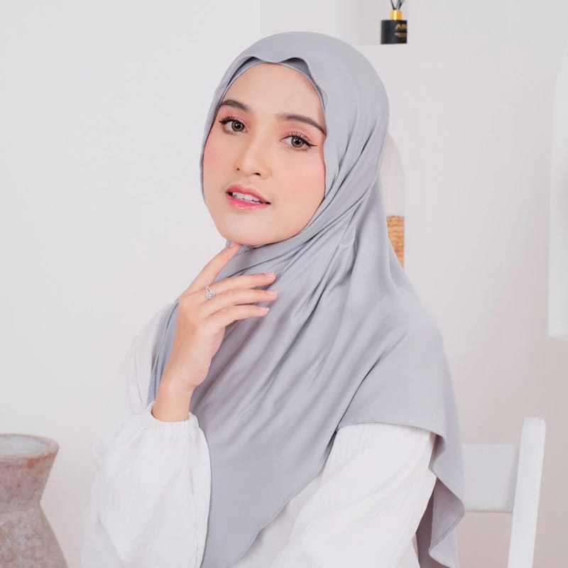 Promo Ishana Pashmina Inner Oval Ninja Menutup Dada Hijab Instant ...