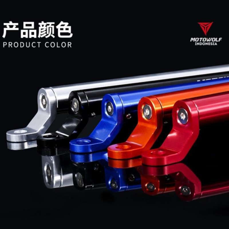 Jual Spion Motor Stabilizer Stang Motowolf Nmax Aerox Lexi Xmax Pnp ...