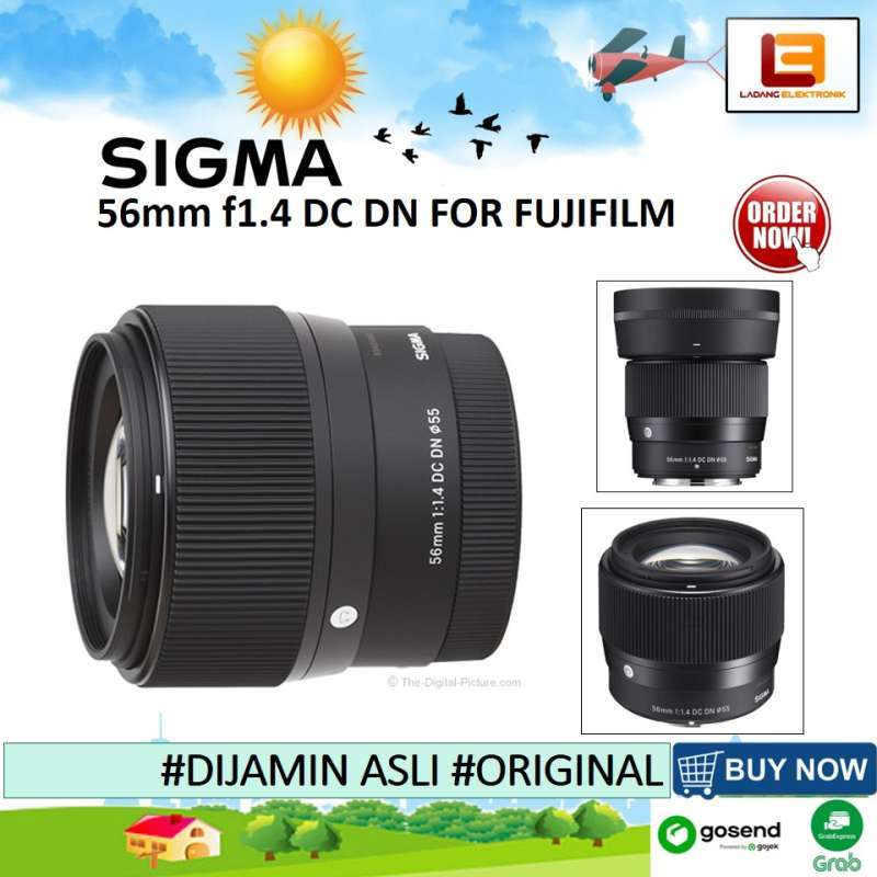 Jual Sigma 56mm F1.4 Dc Dn Contemporary Lens For Fujifilm X Mount Di ...
